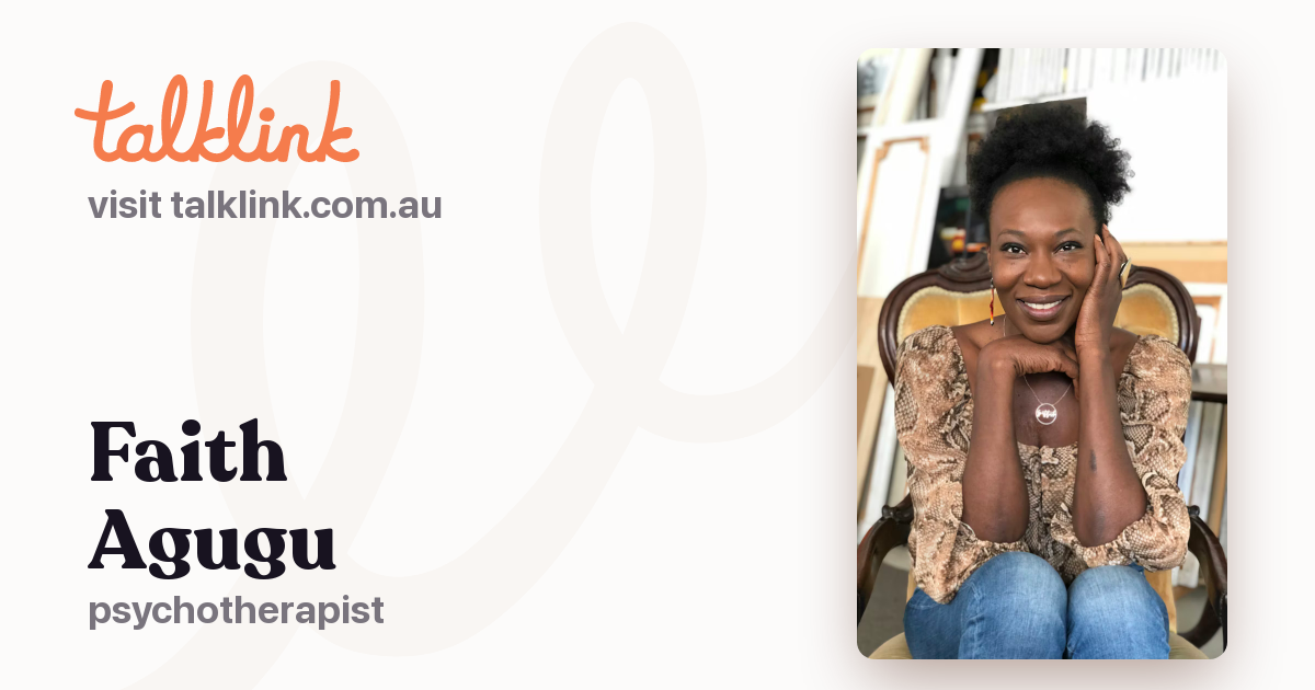 Faith Agugu - Psychotherapist | talklink